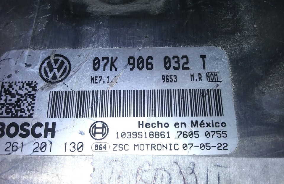 2007 Volkswagen VW Rabbit ECM ECU Computer 07K906032T | Genuine OEM ...