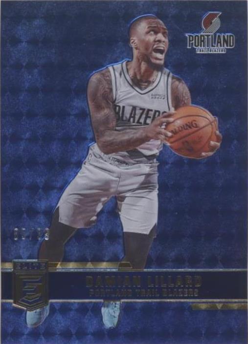 2021-22 Donruss Elite - Damian Lillard #28 Blue /99 for sale online | eBay