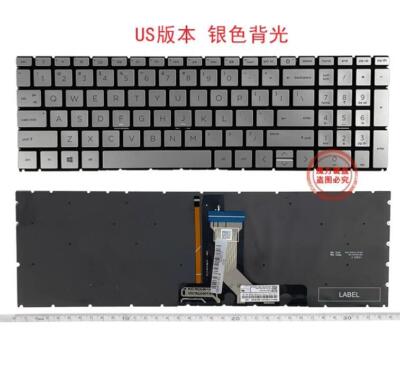 US Keyboard for HP 17-CN 17-CP 17S-CU 470 G8 TPN-L140 I140 I139 L139 ...