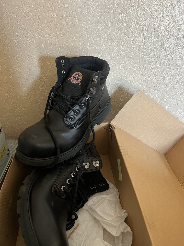 BRAHMA Steel Toe Gus Work BOOTS – 11 W Safety Slip Resistant | eBay