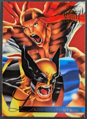 Lady Deathstrike Wolverine 1995 Flair Marvel Annual Card #38 (NM) | eBay