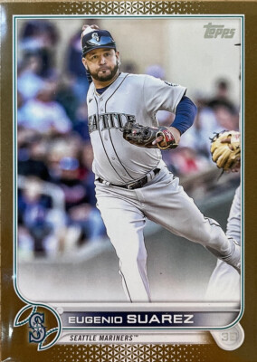 2022 Topps Update Eugenio Suarez Gold Parallel /2022 #US137 Seattle ...