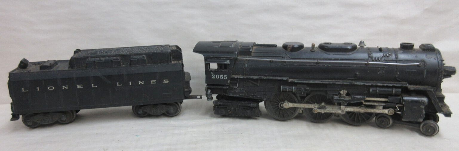 Lionel 2055 Hudson Steam Engine Locomotive & Tender O Gauge Model ...