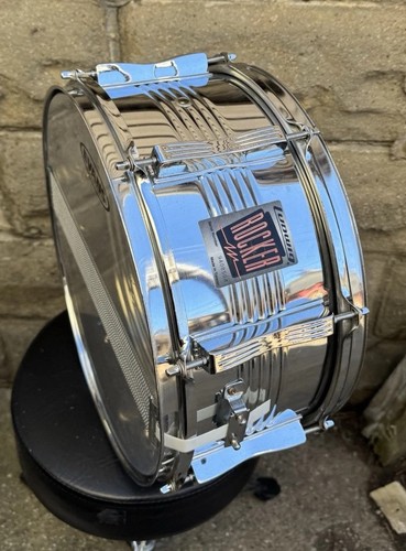 Ludwig Rocker Snare Drum 6.5” x 14” Chrome Over Steel 90’s Snare | eBay