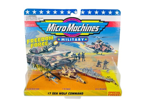 #7000 Galoob 1994 Micro Machines Military Freedom Force #7 SEA WOLF ...