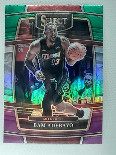 Bam Adebayo 2021-22 Select NBA - Green Purple #59 - Miami Heat | eBay