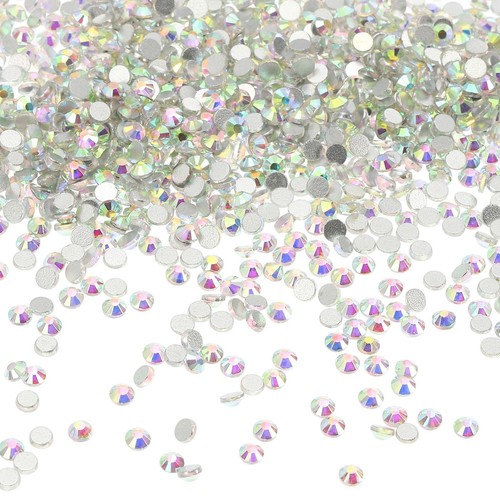 2880Pcs SS10 Round Flatback Crystal 2.7-2.9mm Glass Rhinestones Silver ...