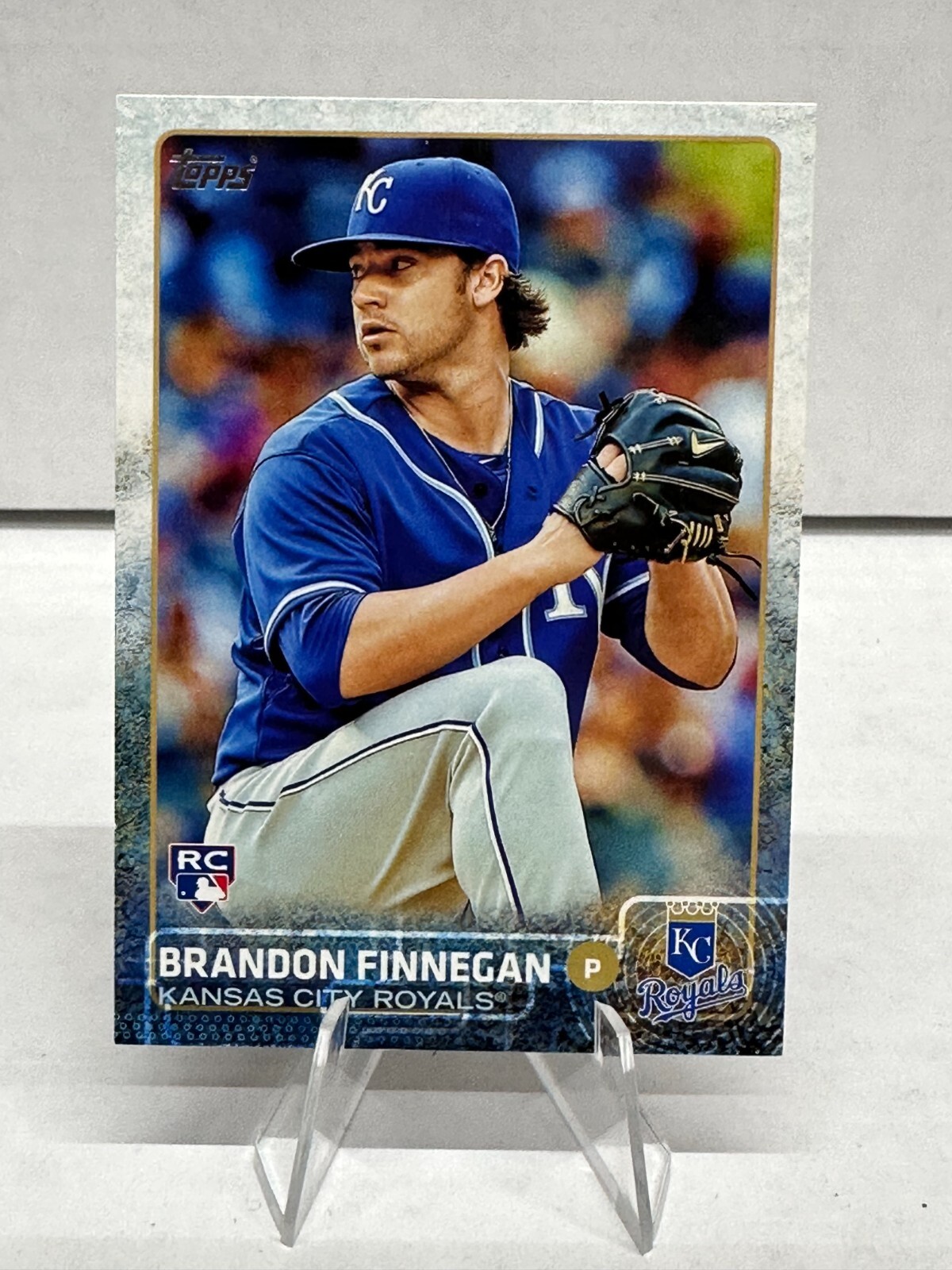2015 Topps Series 1 Baseball Card #154 Brandon Finnegan RC Kansas City ...