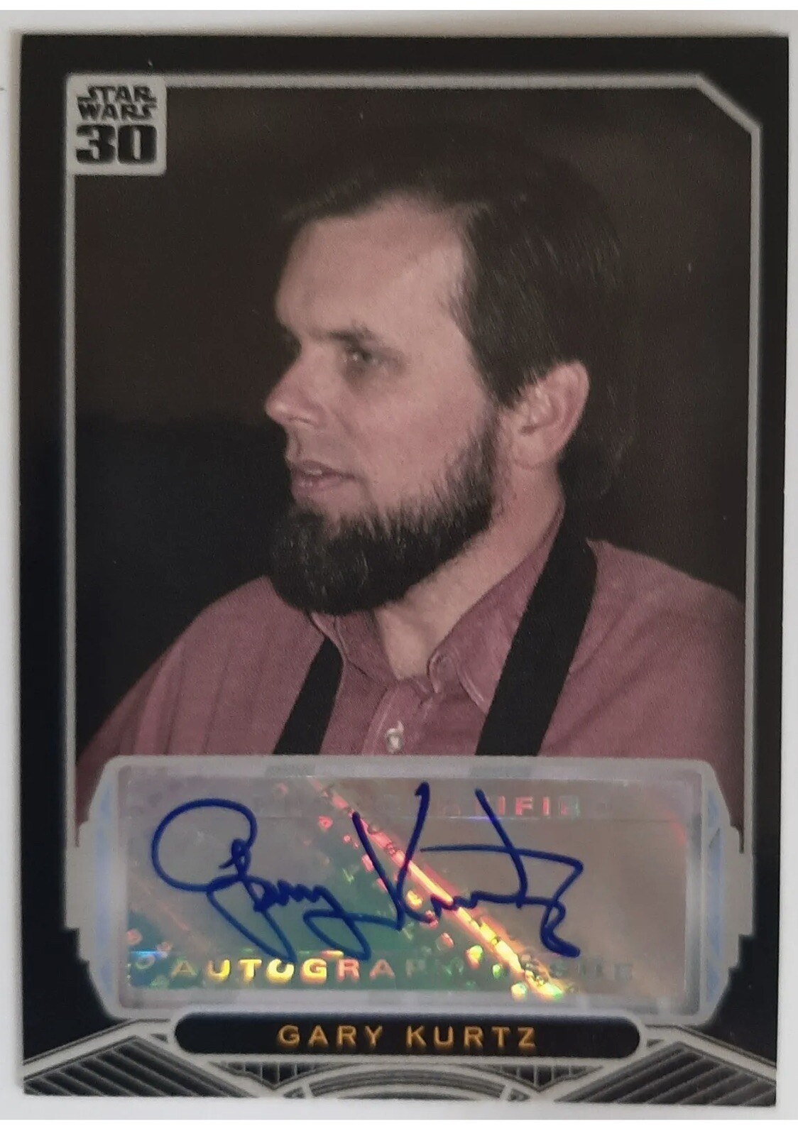 STAR WARS GARY KURTZ PRODUCER 30TH ANNIVERSARY AUTOGRAPH TRADING CARD ...