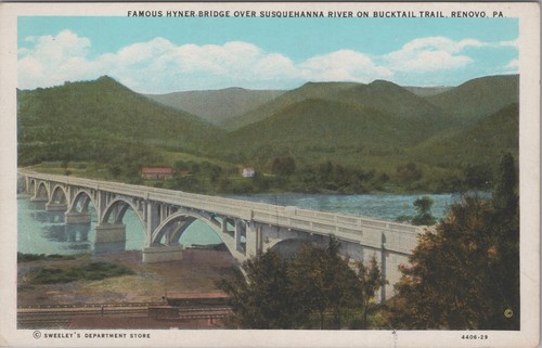 MR ALE PC Hyner Bridge Over Susquehanna River Bucktail Trail Renovo PA ...