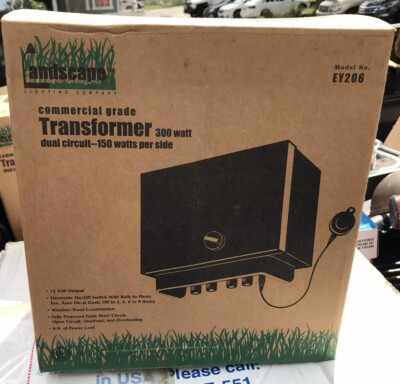 Landscape Lighting Co 300 Watt Commrcial Grade Transformer EY206 Dual ...