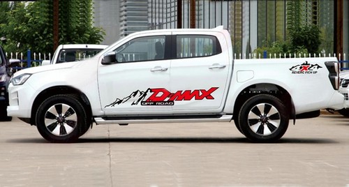 2Pcs Graphic Mountain Car Sticker For Isuzu D-MAX Pickup 4X4 OFF ROAD ...