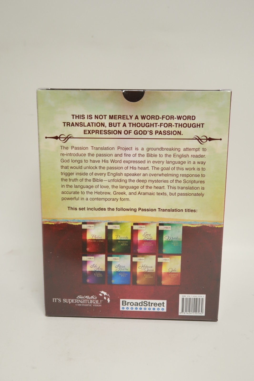 The Passion Translation Dr. Brian Simmons Book Box Set TPT Bible 8 in 1 ...