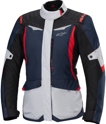 Alpinestars ST-1 Womens Waterproof Motorcycle Jacket Blue/Black/Red | eBay