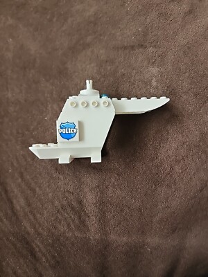 Lego white Helicopter Body Piece #18929 police. Q18 | eBay