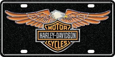 Harley Davidson Hog HD Motor Bike American SA Plates Licence Sign ...