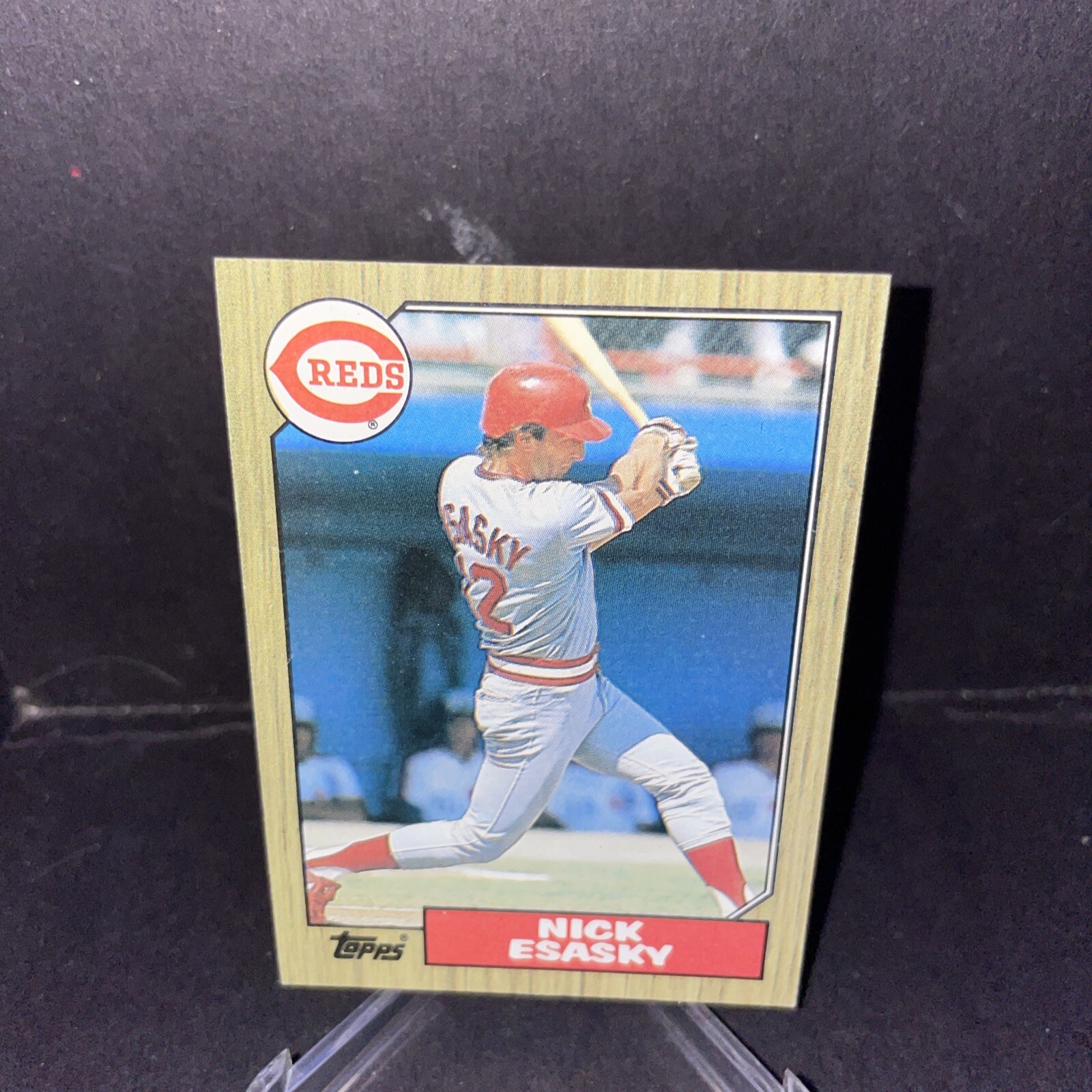 1987 Topps #13 Nick Esasky Cincinnati Reds Baseball Card | eBay