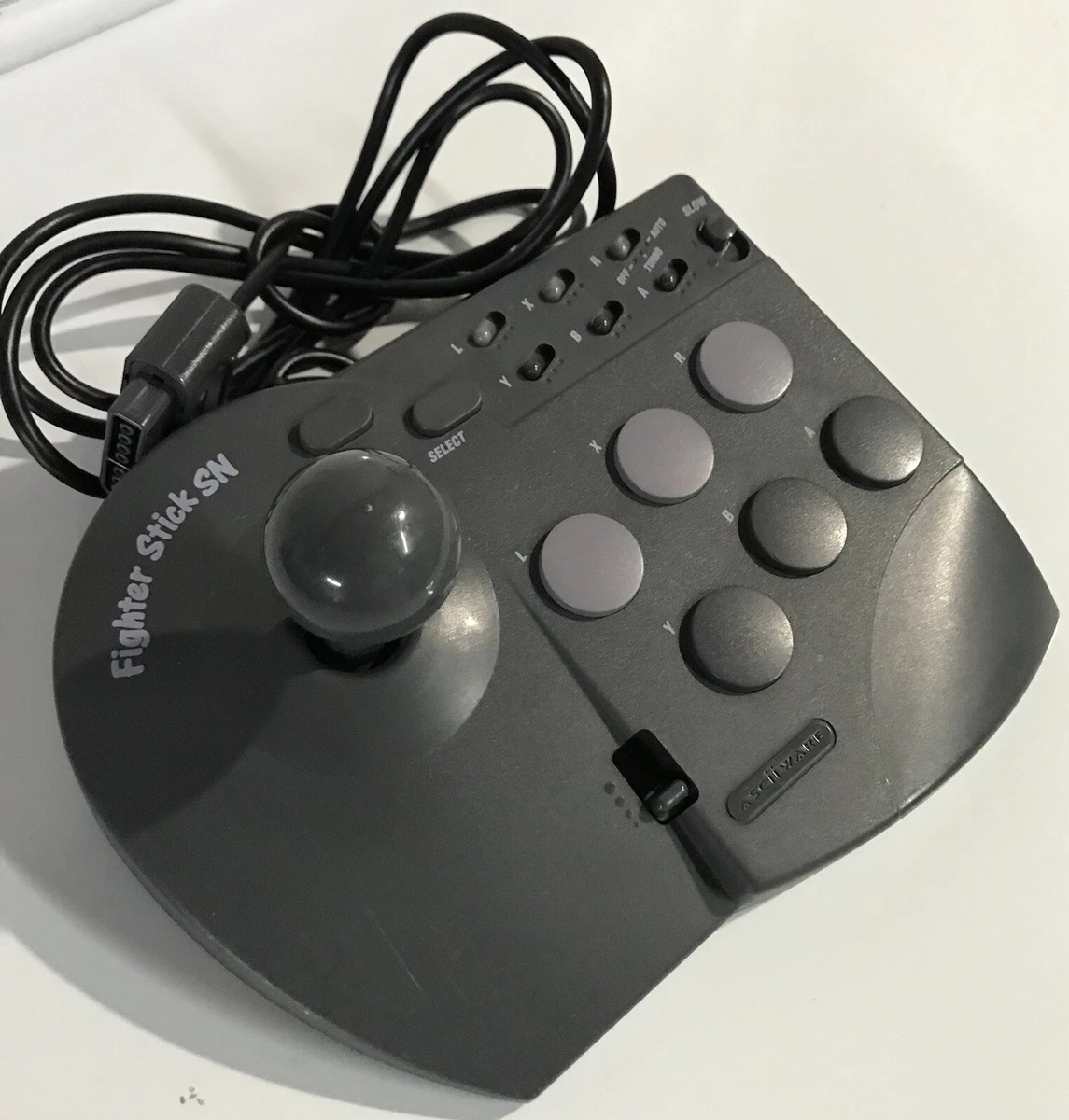 NEW IN BOX Fighter Stick SN :: Arcade stick for SNES - Video games ...