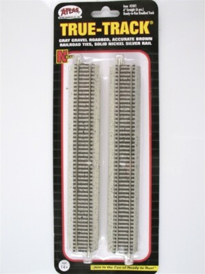 Atlas N Scale ~ New 2025 ~ Code 65 ~ True-Track 6″ Straight (6 Pcs ...