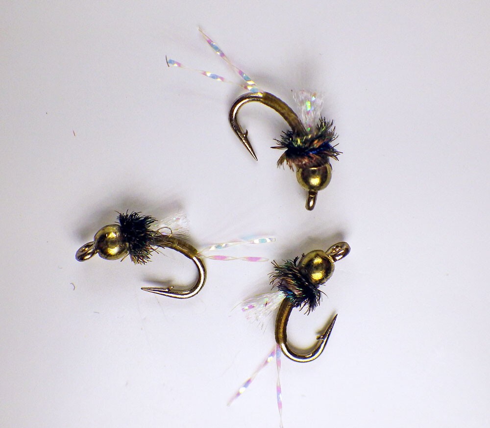 Cheeseman Emerger Olive Nymphs - Premium Trout Fly Fishing Flies | eBay