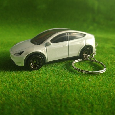 Custom Made Matchbox Tesla Model Y Keychain / Keyring | eBay