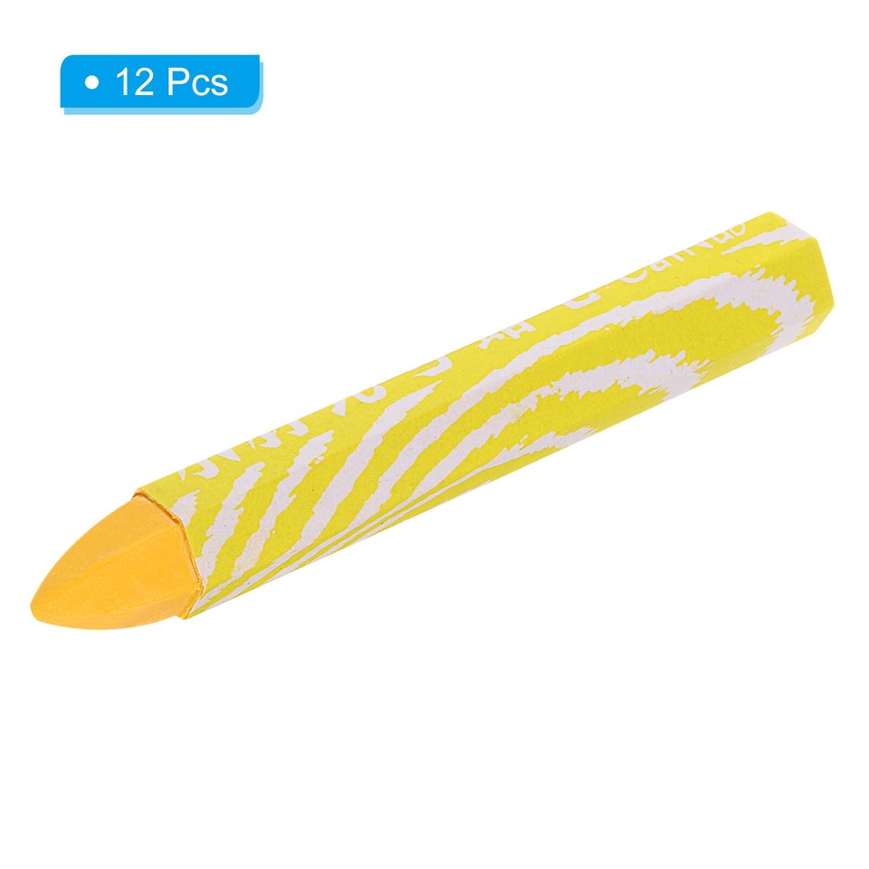 Lumber Marking Crayons, 12 Pack 4"x0.55" Hex Wax Tire Marker Crayons ...