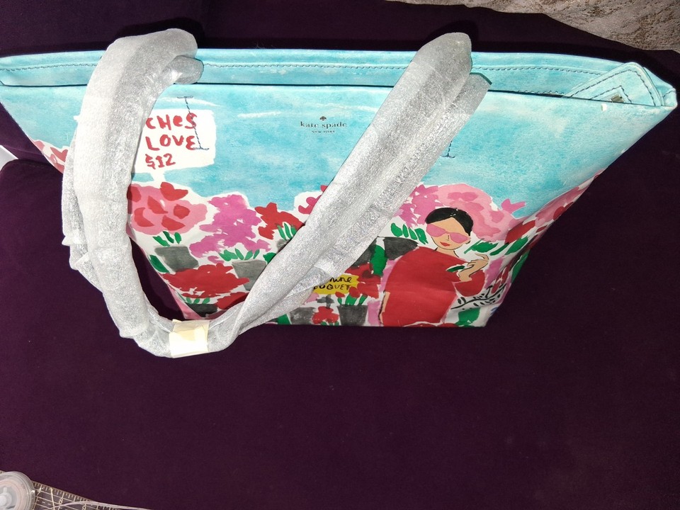 Kate Spade Rose Market Be Mine HALLIE Valentine’s Tote Bag | eBay