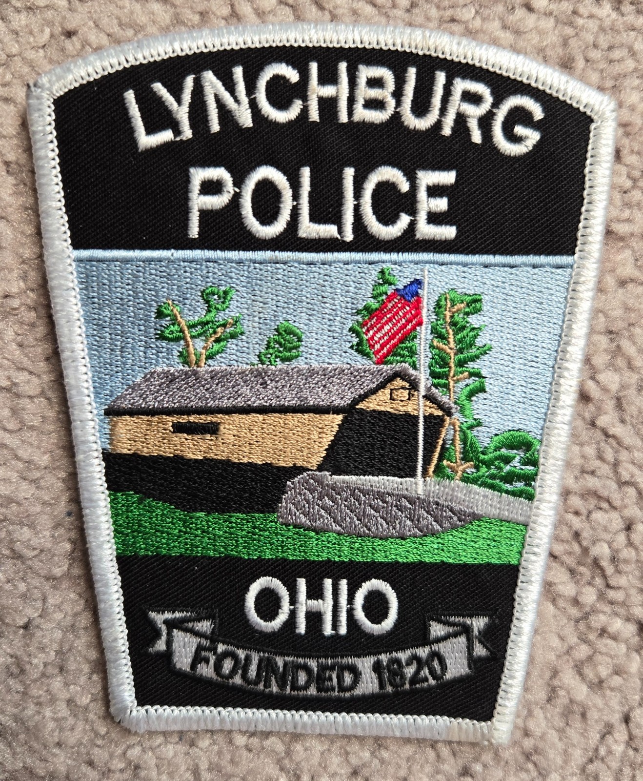 Lynchburg, OH Ohio Police Dept. Patch - Nice Covered Bridge | eBay