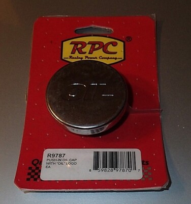R9787 RPC / Racing Power Company R9787 Chrome Oil Filler Cap With Oil ...