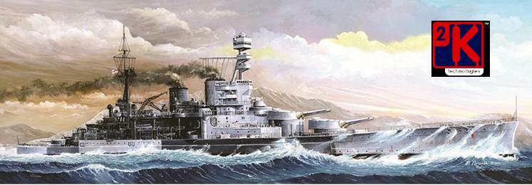 Hms Repulse Model An Airfix HMS Repulse Model Kit, 1;600 Series 6,