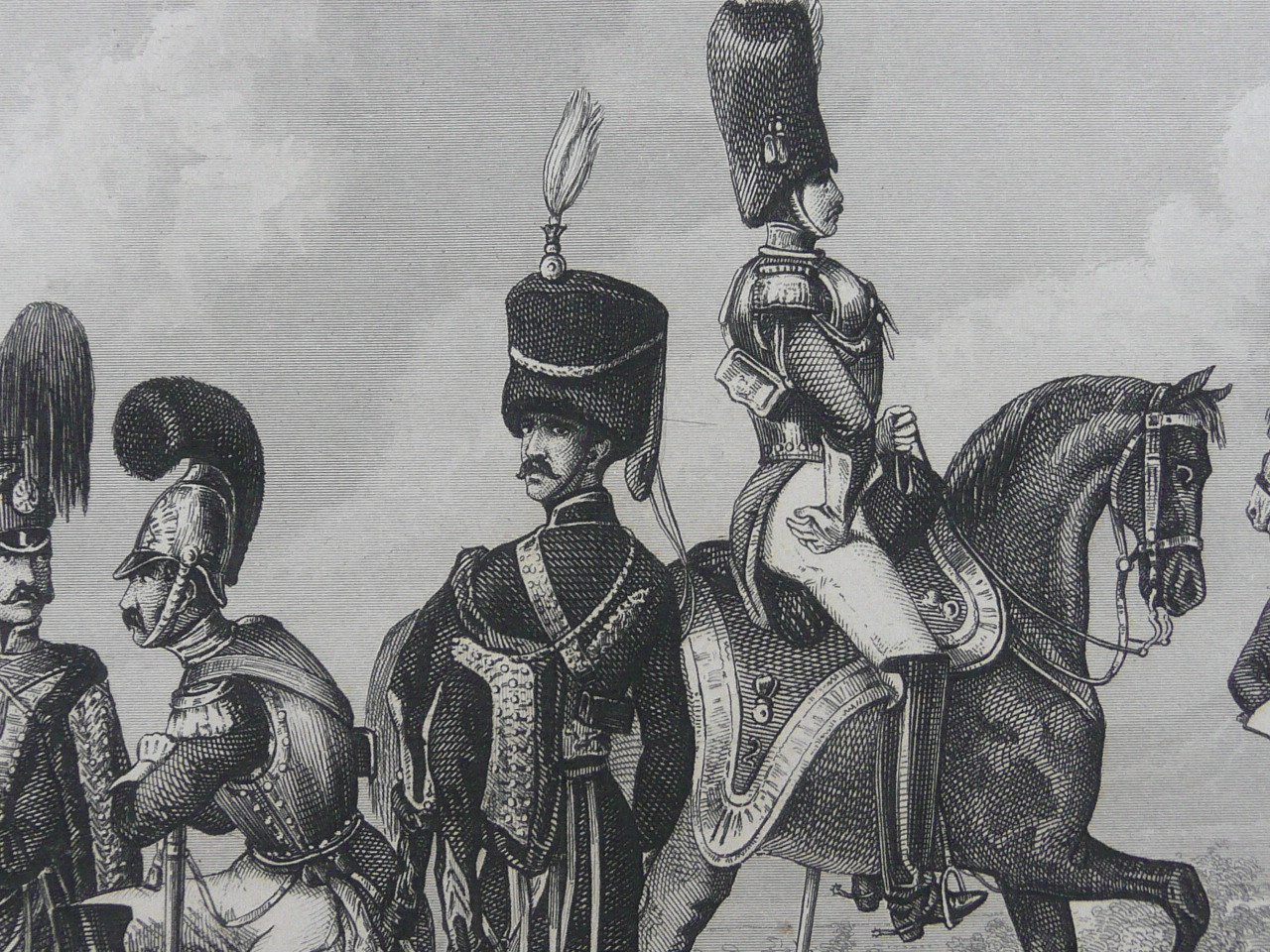 Rare Antique Original VTG 1850s Battle Soldiers War Military Engraving ...