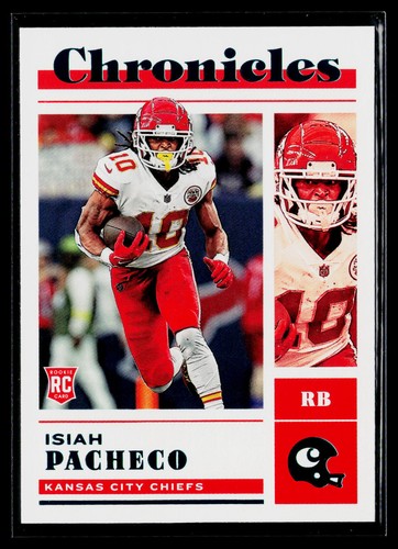 Isiah Pacheco 2022 Panini Chronicles Teal #36 RC Kansas City Chiefs | eBay