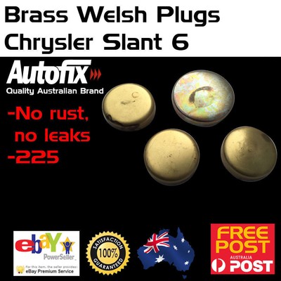 New Brass Welch Welsh Core Freeze Plug Set Fits Chrysler 6cyl Early ...