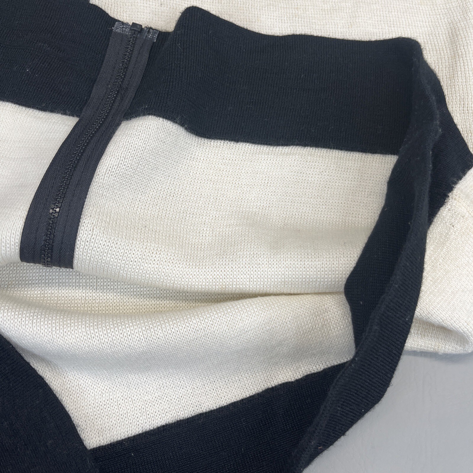 N8tive Nits Sandi & Jo Ladies Size L Black White Knit Wool Panel ...