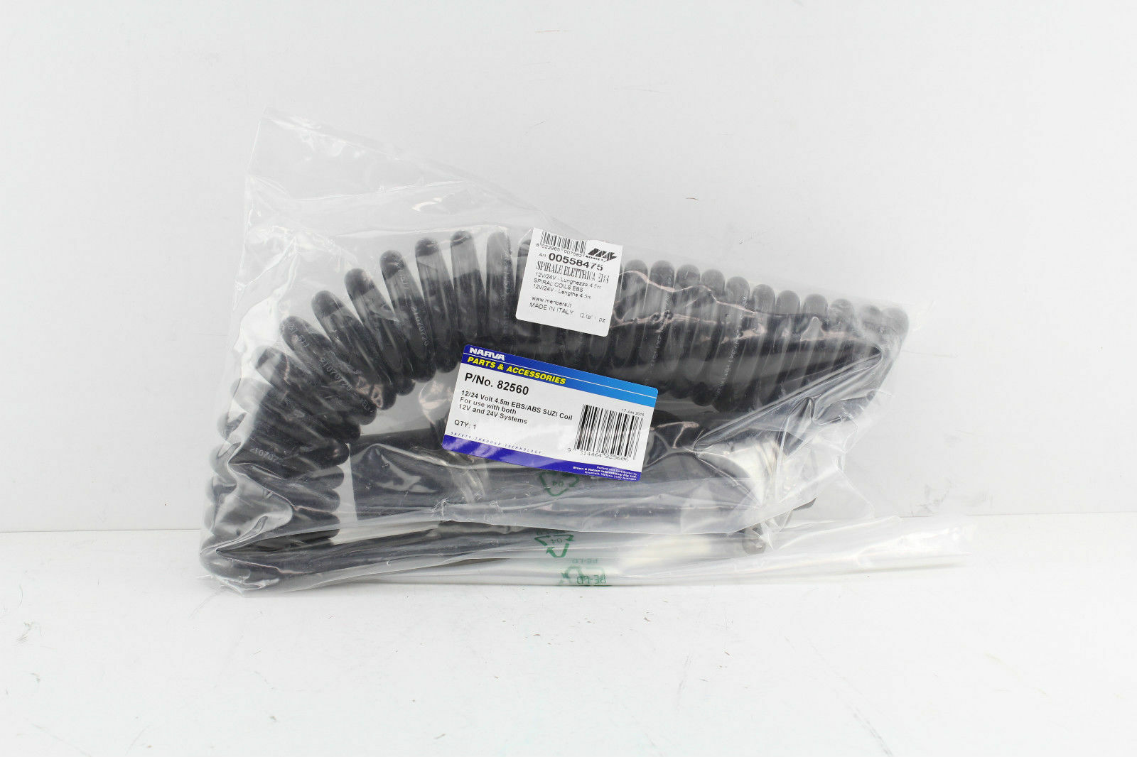 NARVA 82560 12 OR 24 VOLT 7 CORE EBS SUZI COIL 4.5 METRES FOR EBS PLUGS 9314464825606 | eBay