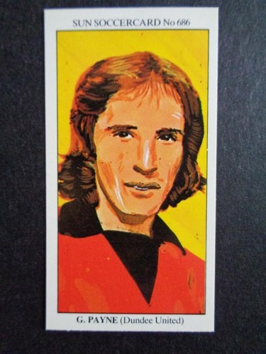 The Sun Soccercards 1978-79 - Graeme Payne - Dundee United #686 | eBay