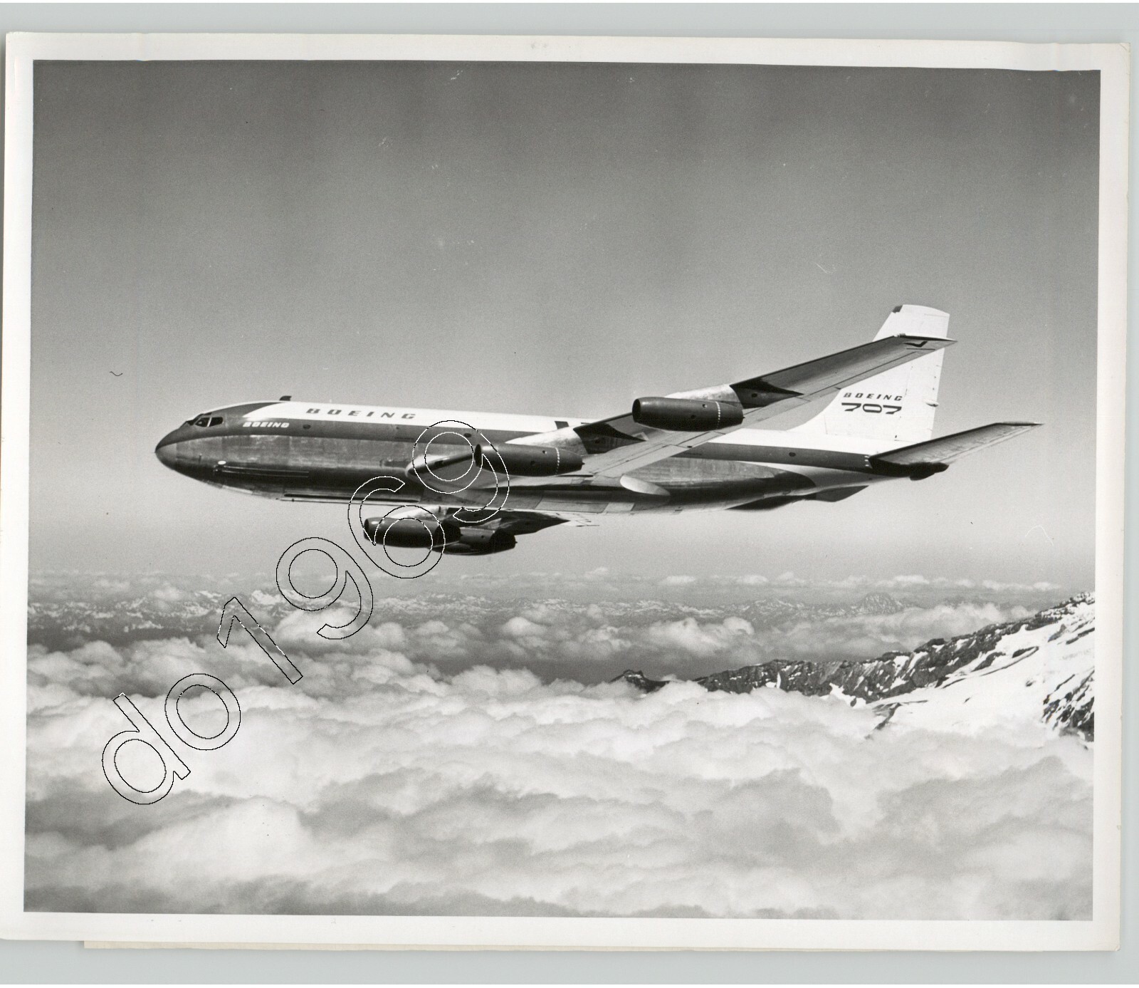 BOEING 707 Stratoliner Airplane Test Flight, Vintage 1950s Aviation ...