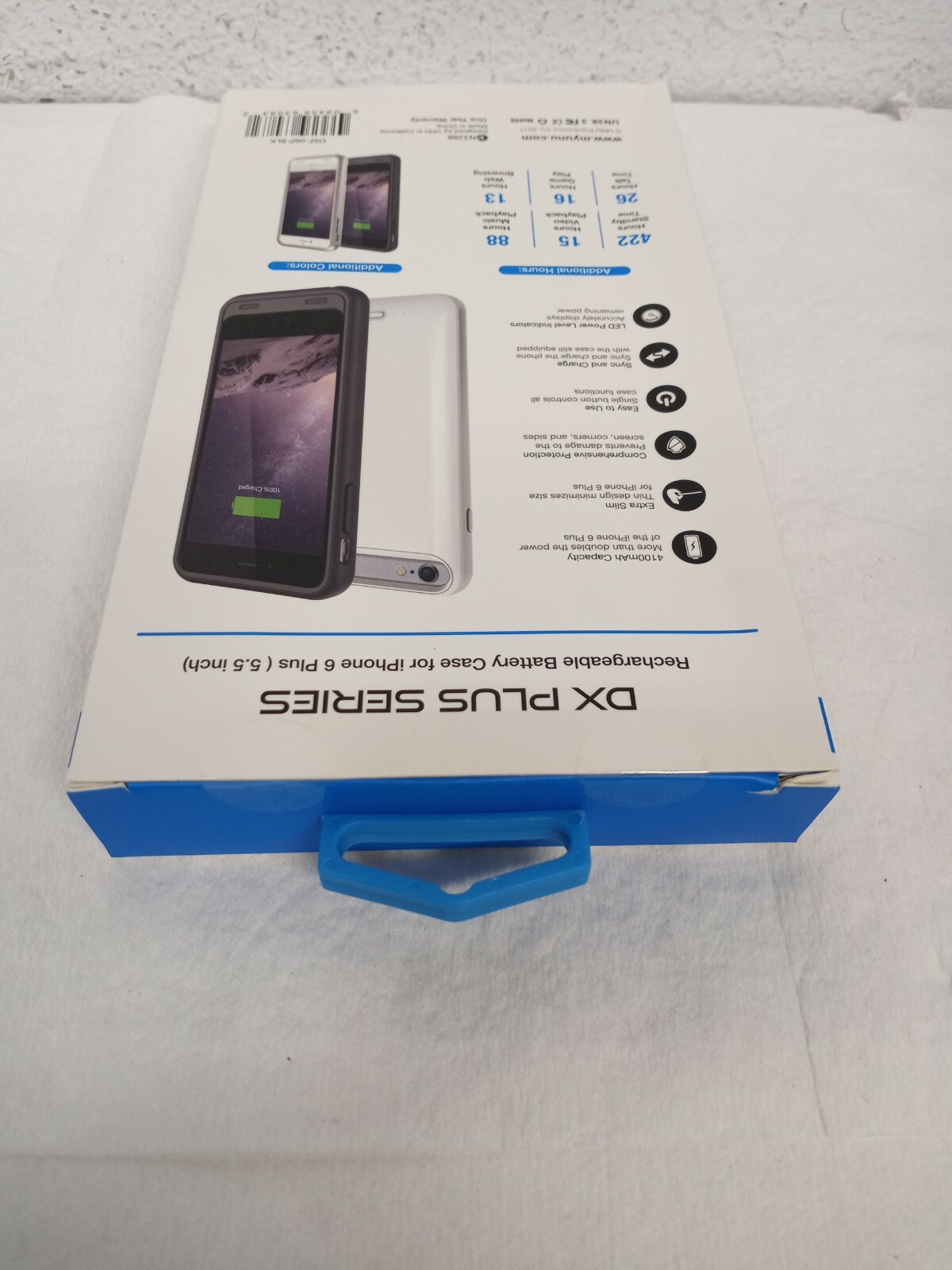 uNu DX Series Dxf-06p-blk iPhone 6s 6 Plus Protective Battery Case ...