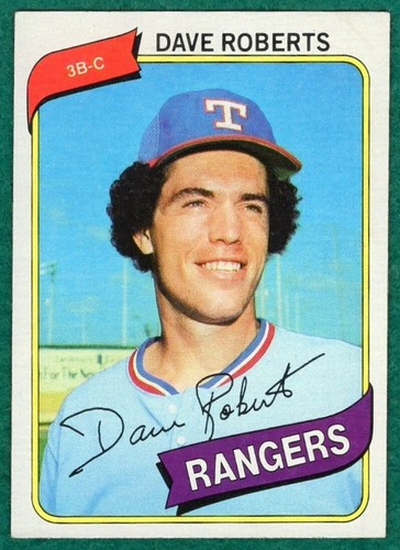 Dave Roberts - 1980 Topps #93 - Texas Rangers Baseball Card | eBay