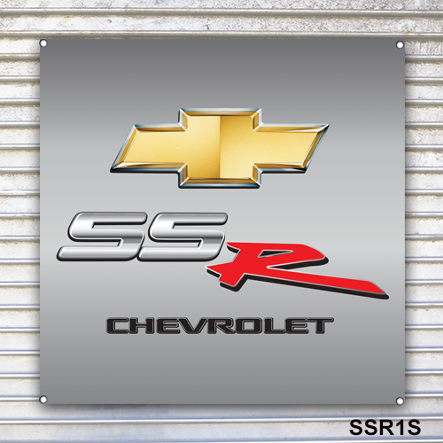 Chevy SSR Emblem Banner Sign Wall Art | eBay