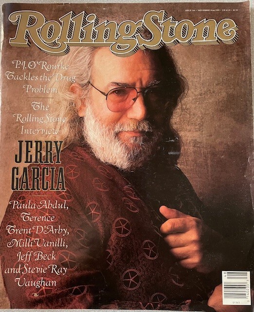 Rolling Stone Magazine Issue 566 November 30 1989 Jerry Garcia | eBay