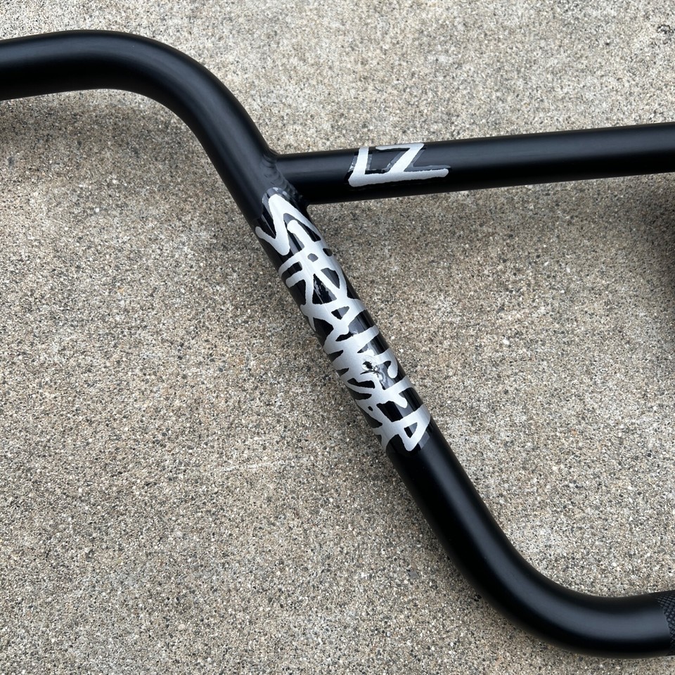STRANGER BMX LZ HANDLEBAR BLACK BARS | eBay