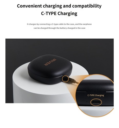 iRiver Bluetooth Wireless Open Ear Earphones /black / Air Conductivity ...