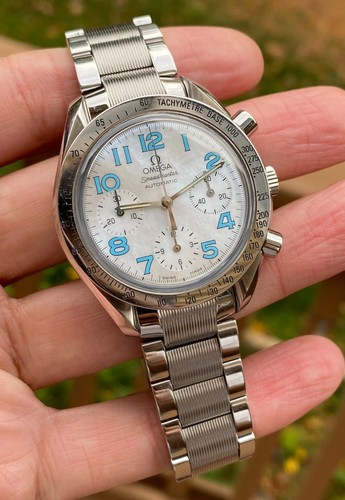 Omega Speedmaster. Mother of pearl dial. 39mm. Sapphire Crystal ...