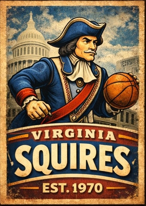 NCAA College Mascot Logo Poster Print 12x8in Metal Sign Virginia ...