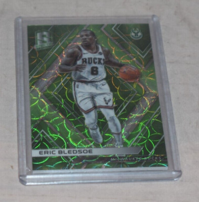 2017-18 Panini Spectra #25 Eric Bledsoe 21/49 Neon Green Bucks NBA ...