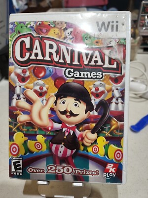 Carnival Games (Wii, 2009) Complete CIB W/Manual Tested Cleaned ...