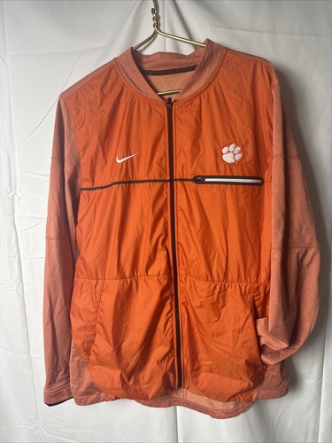 Nike Shield Clemson Tigers Full Zip On Field Sideline Jacket Men's ...