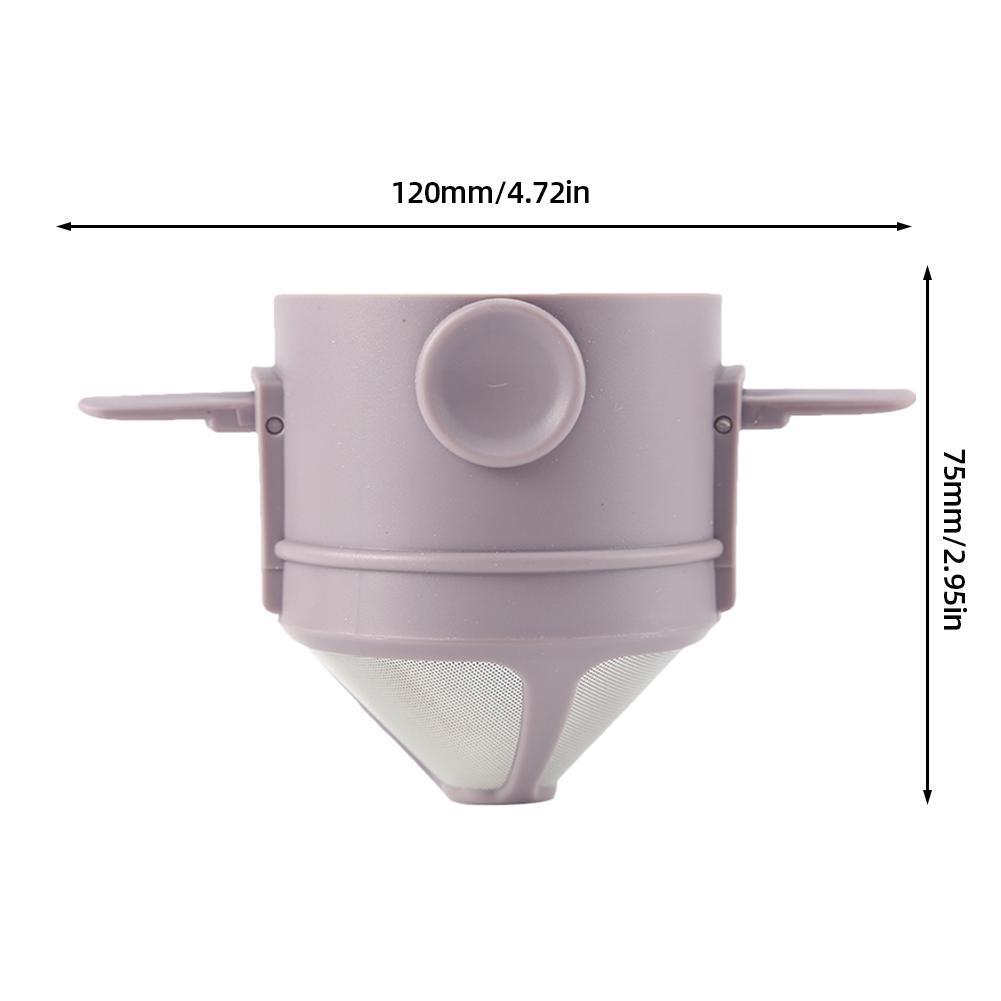 2Pcs Collapsible Coffee Filter Paperless Hand Brewed Coffee Filter Cup ...