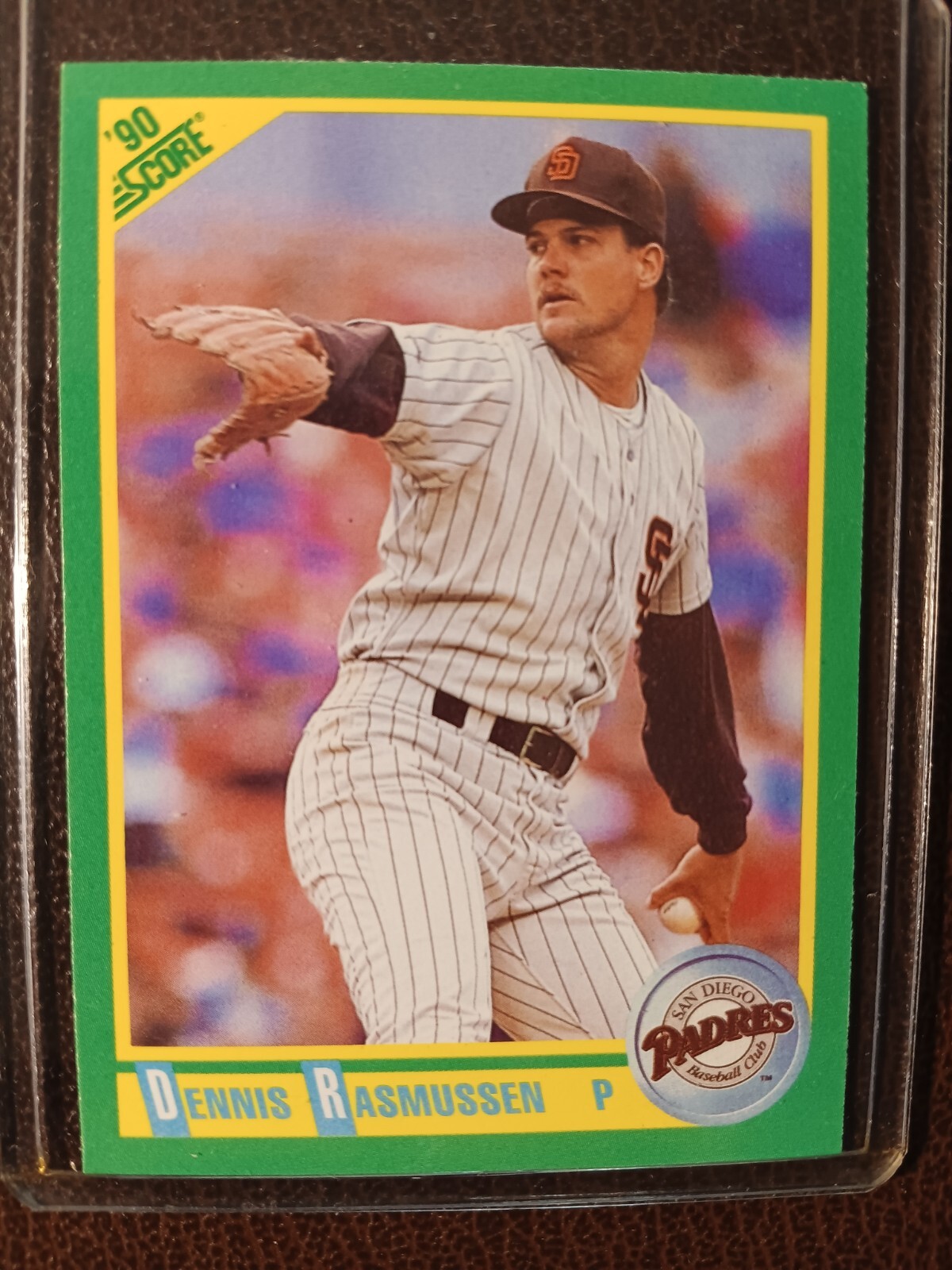 DENNIS RASMUSSEN PADRES 1990 SCORE BASEBALL CARD #129 | eBay